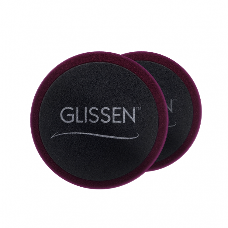 GLISSEN NITRO PURPLE COMPOUNDING FOAM APPLICATORS 2 PACK 150MM/6"
