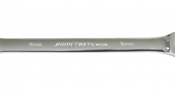W45109 JONNESWAY 72 TEETH RATCHET SPANNER 9MM